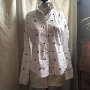 Rayure | Tops | Rayure Paris Alphabet Button Down | Poshmark
